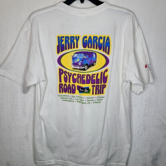 J. Garcia | Shirts | Vintagejerry Garcia Psychedelic Road Trip Tour ...